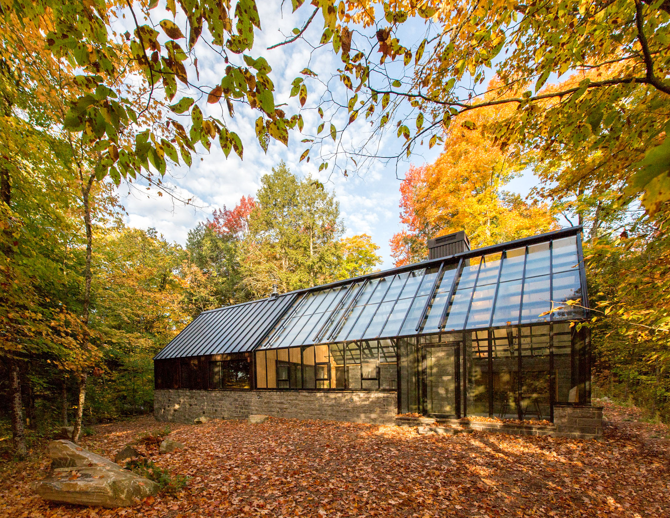Whimsical Cottage Bridges Earth and Star—Bifolding Glass Doors