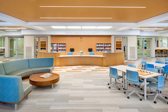 Designers Complete Redesign of High School Library | NanaWall